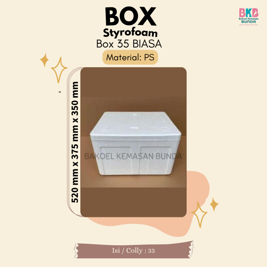 Jual Box 35 Biasa | 1 slop isi 33 dus | Box Styrofoam | Gabus | Shopee ...