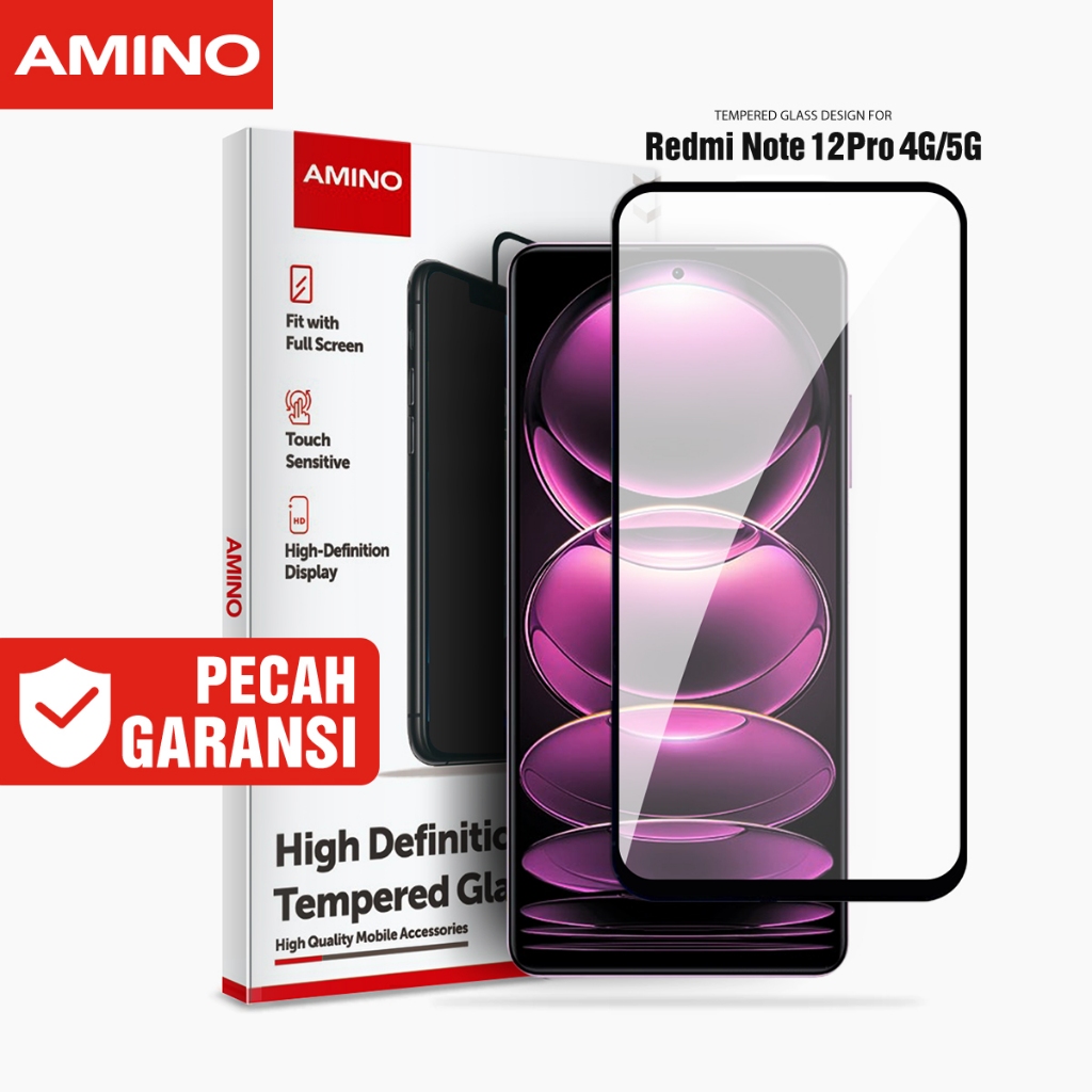 Jual AMINO Tempered Glass 5D Untuk xiaomi Redmi Note 12 Pro 4G / xiaomi ...