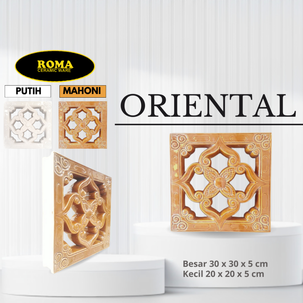 Jual Roster Keramik Roma Oriental / Loster / Anti Tampias / Lubang ...