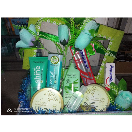 Jual Wardah paket seserahan alat mandi free box/PARCEL MANIA MAGELANG ...
