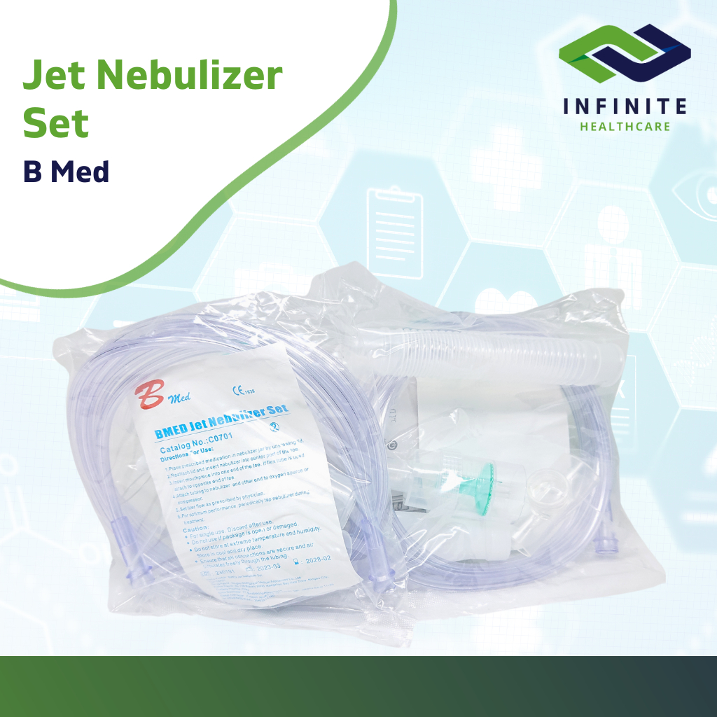Jual Jet Nebulizer Set B Med Nebulizer Kit merk BMed Original | Shopee ...