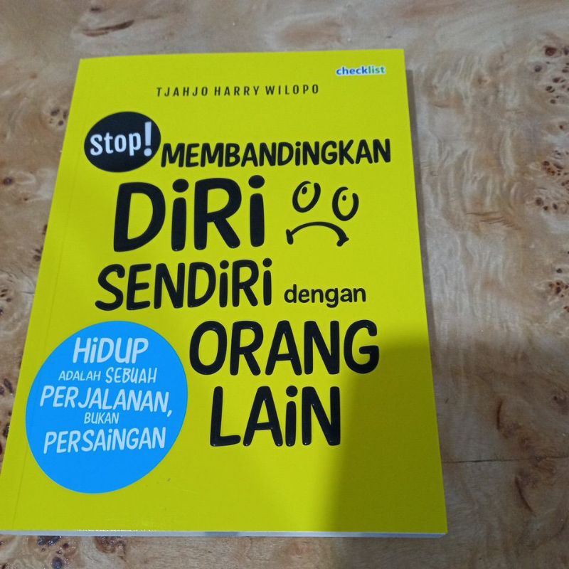 Jual BUKU STOP MEMBANDINGKAN DIRI SENDIRI DENGAN ORANG LAIN - CHECKLIST | Shopee Indonesia