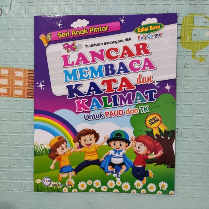 Jual Buku Paud TK Seri Anak Pintar Bahasa Inggris, Menggunting Menempel, Menarik Garis, Huruf ...