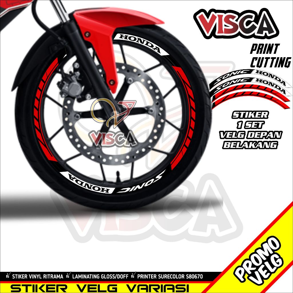 Jual Stiker Velg List Velg Motor Stiker Velg Honda Sonic Hitech 2 ...