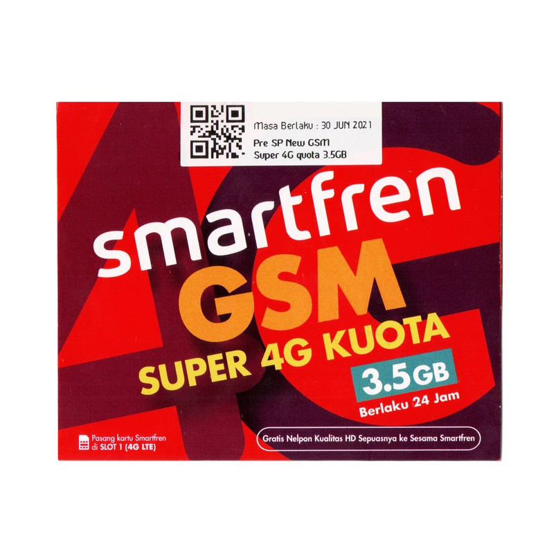 Jual Perdana Smartfren 3,5GB (17.5 GB) | Shopee Indonesia