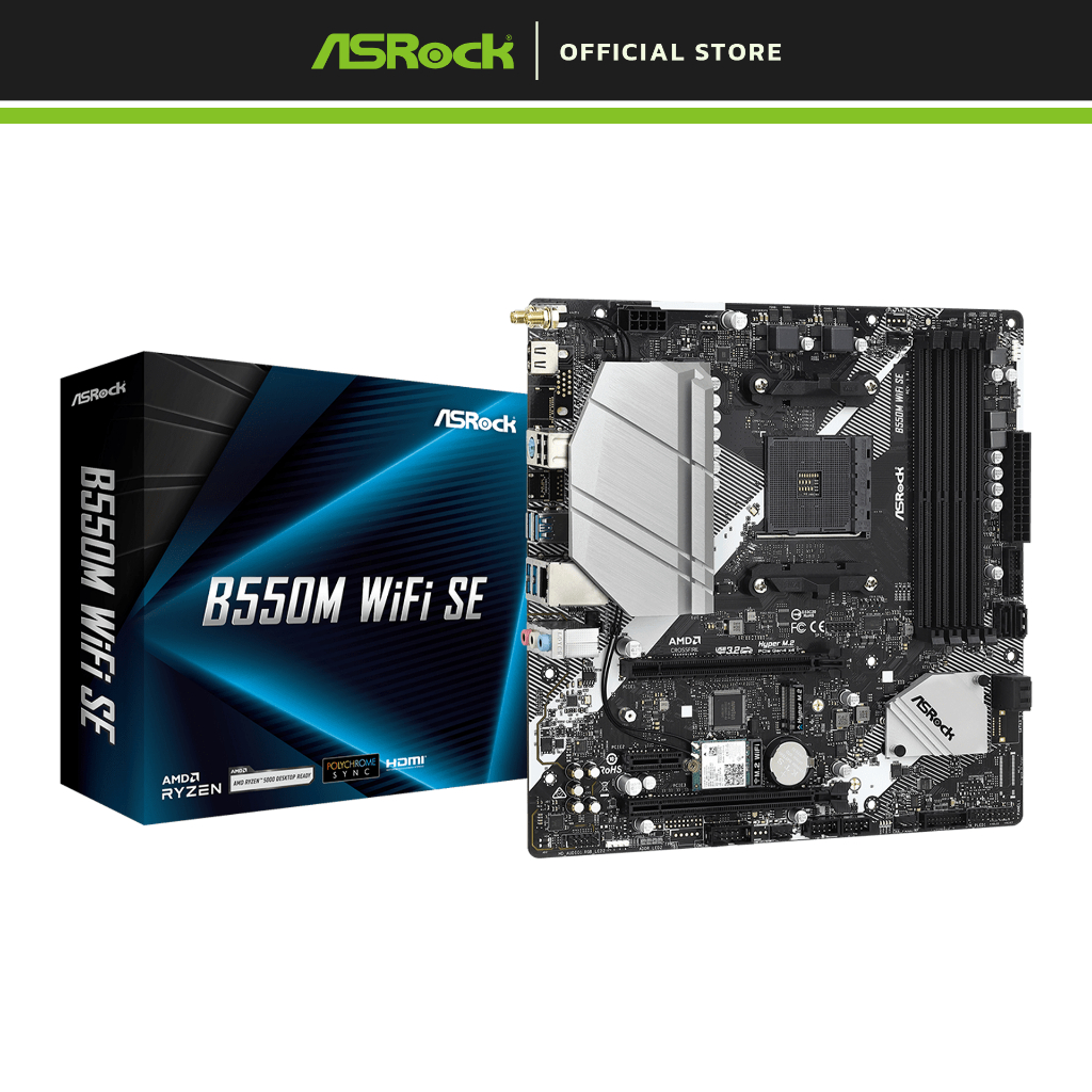 Jual ASRock B550M WiFi SE | Shopee Indonesia