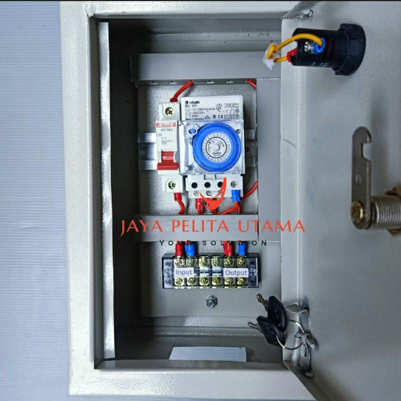 Jual Panel lampu Taman timer otomatis 10A 220vac | Shopee Indonesia
