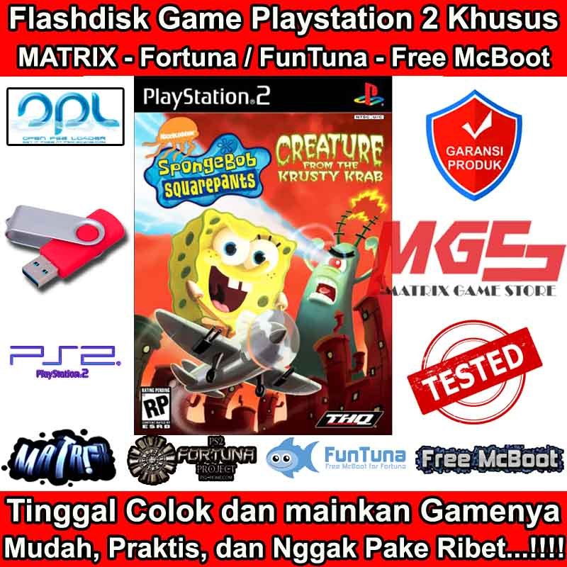 Jual Flashdisk Game PS2 PS 2 SpongeBob SquarePants - Creature from the ...