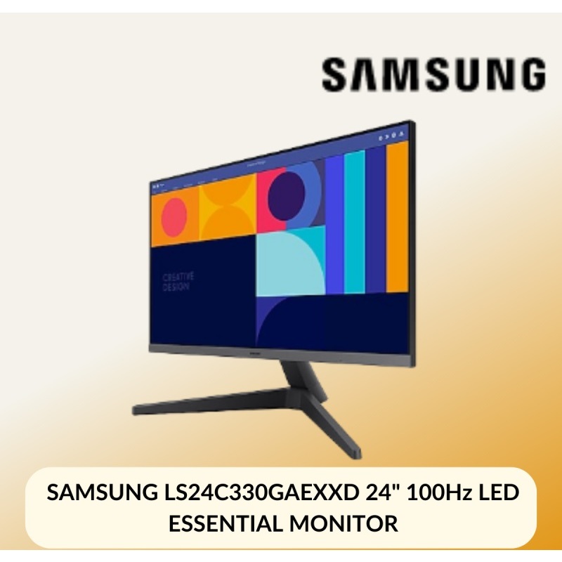 Jual Led Monitor Samsung 24 Inch S3 S33GC LS24C330GAEXXD FHD IPS 100Hz ...