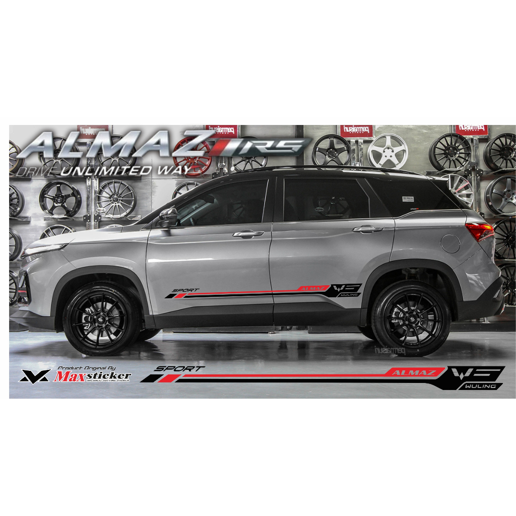 Jual Sticker mobil WULING ALMAS Terbaru Stiker aksesoris wuling ...