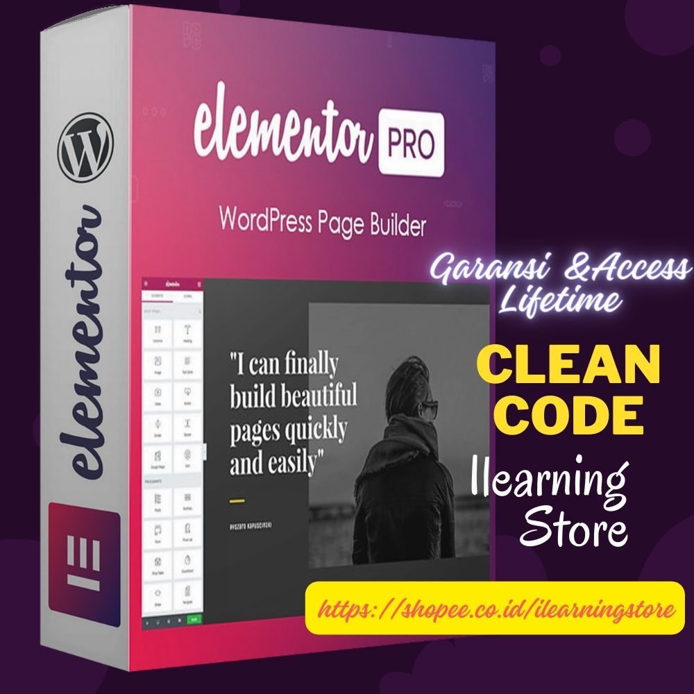Jual [WP03] Elementor Pro plus Bonus Elementor Landing Pages + ThePlus Elementor (GPL 100% ...