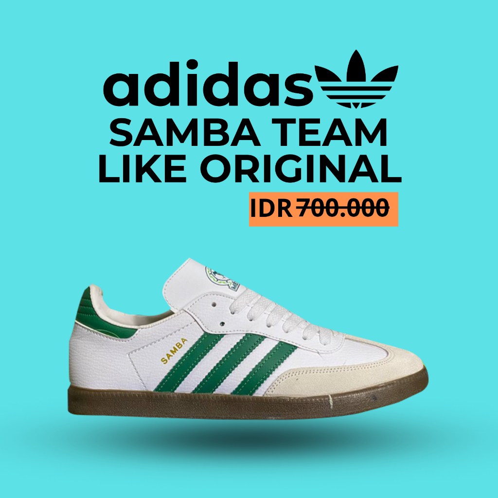 Jual Sepatu Sneakers Casual Pria Wanita Adidas Samba Team Og Spezial ...