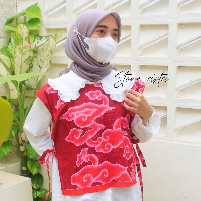 Jual VEST BATIK CIREBON MEGA MENDUNG MURAH TERBAIK | Shopee Indonesia