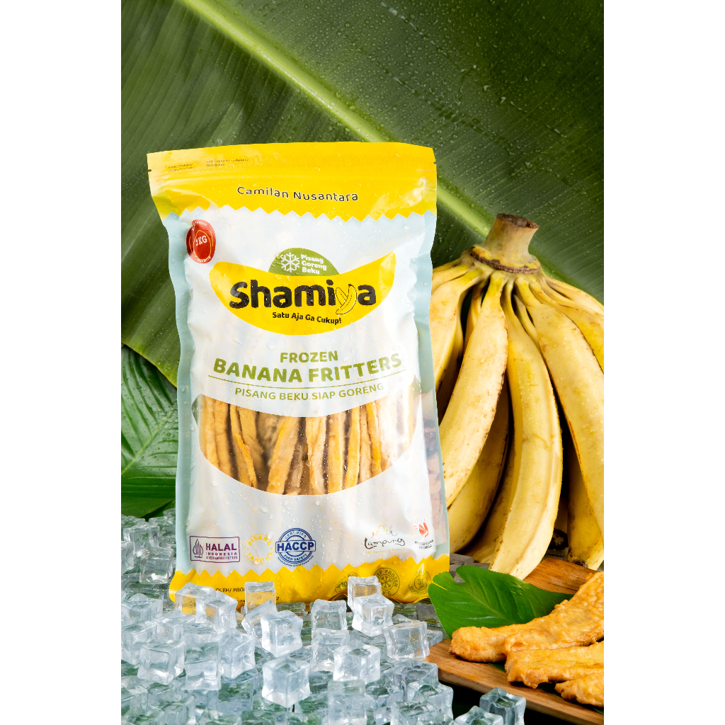 Jual OFFICIAL STORE PISANG GORENG BEKU SHAMIYA-Pisang Tanduk 1000gr siap goreng | Shopee Indonesia