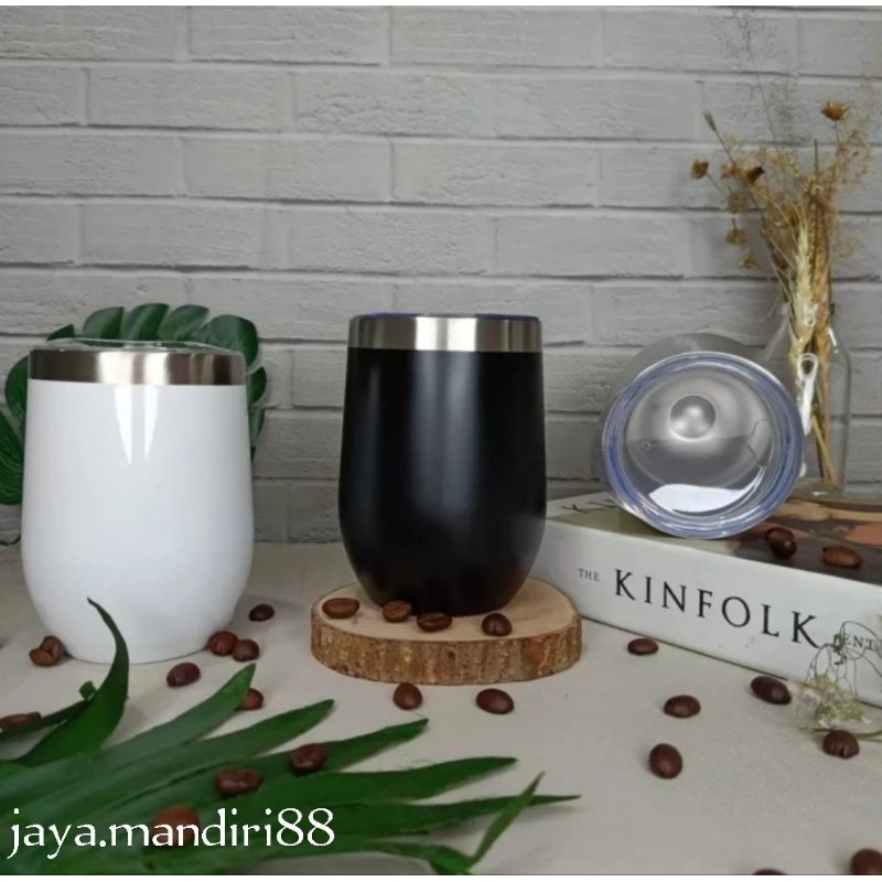 Jual TUMBLER KOPI BOTOL MINUM MUG STAINLESS STEEL - COFFEE and TEA ...