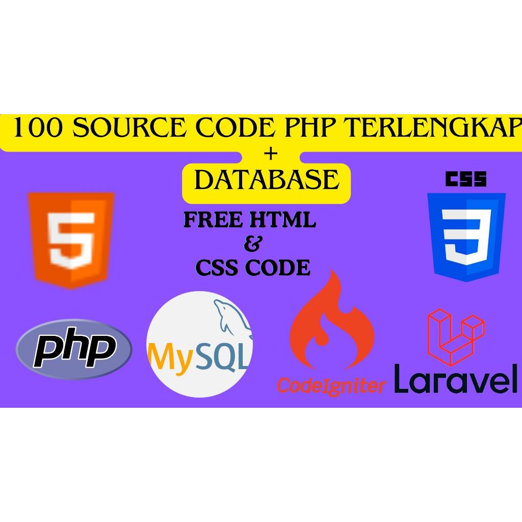 Jual Source Code Program Aplikasi Dan Sistem Informasi Pemrograman Php Lengkap Dengan Database
