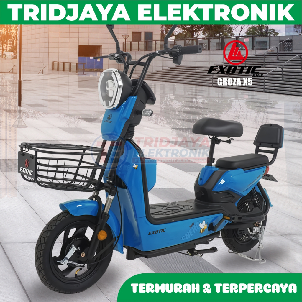 Jual Sepeda Listrik Exotic Groza X5 E Bike | Shopee Indonesia