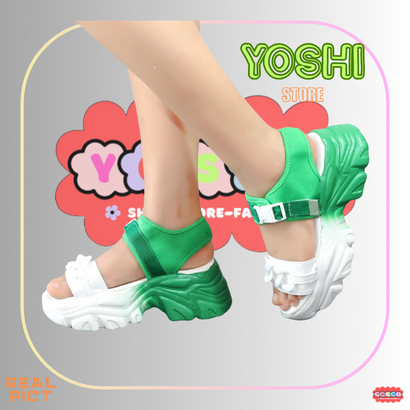 Jual YOSHI SANDAL TALI FASHION WANITA AP12 | Shopee Indonesia
