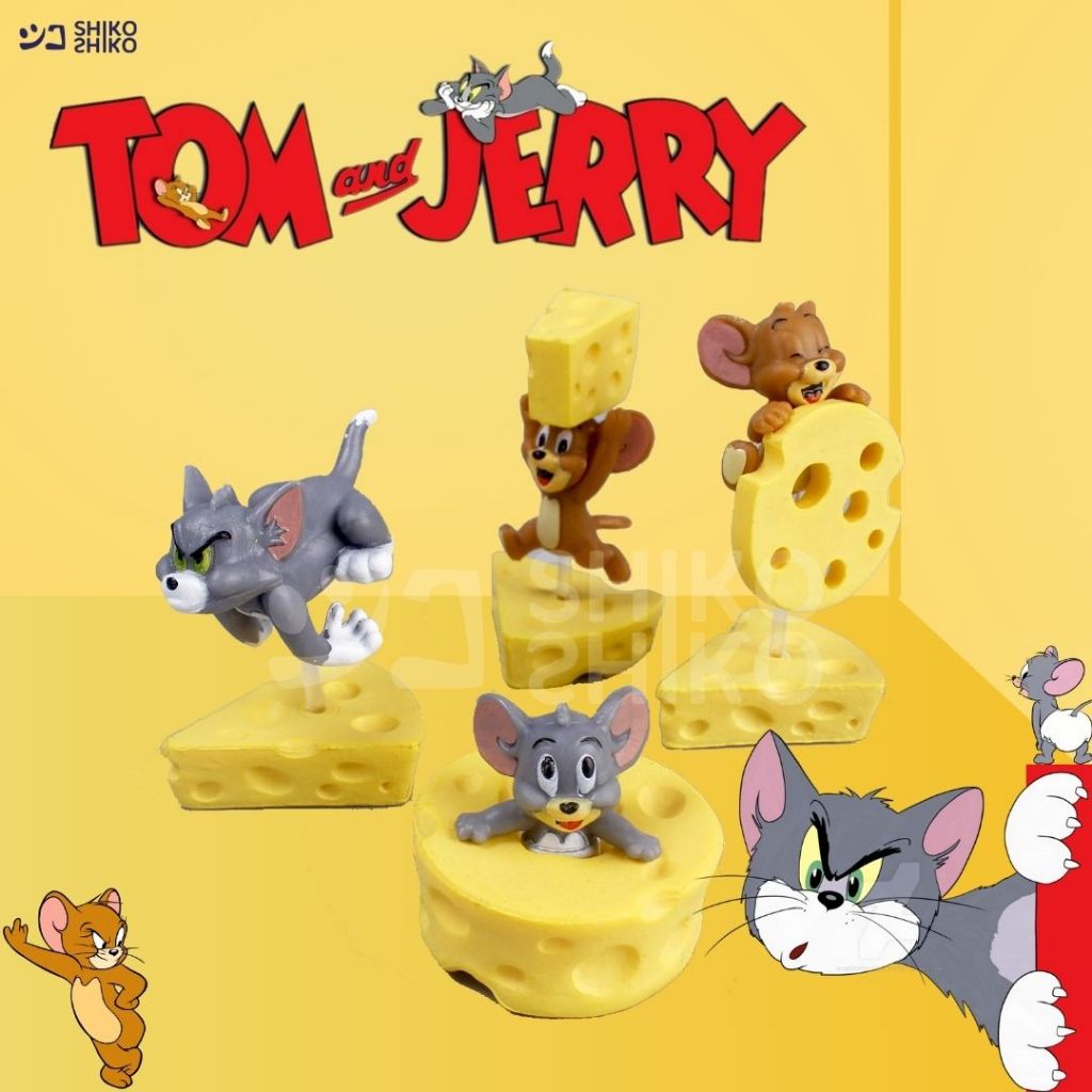 Jual FGRtaj Figur Lucu Tom and Jerry Keju Kucing Tikus Mainan Hadiah ...