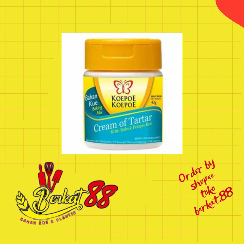 Jual Koepoe Cream Of Tartar 43 Gr | Shopee Indonesia