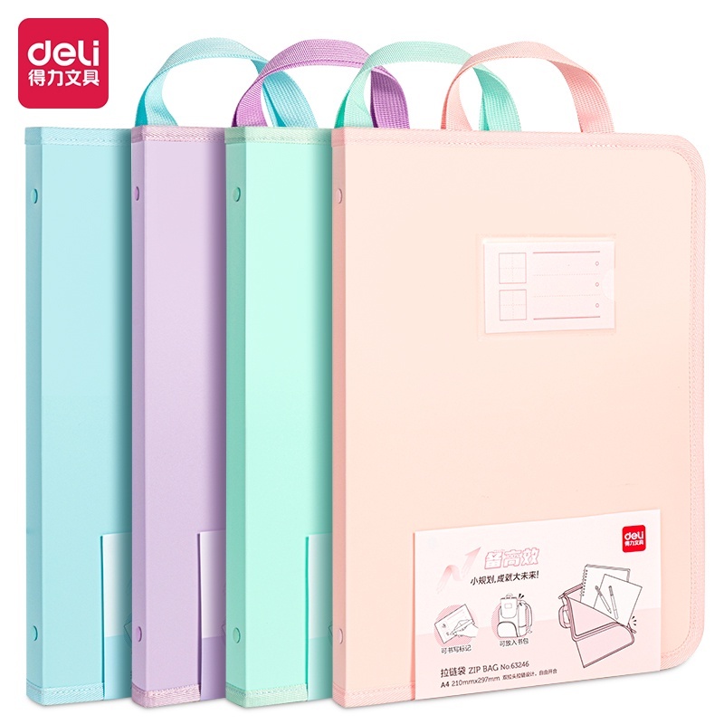 Jual Map Tempat Dokumen Deli Zip Bag Map Anak Sekolah | Shopee Indonesia