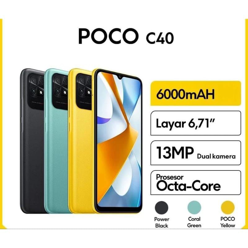 Jual Poco C40 (4Gb/64Gb) | Shopee Indonesia