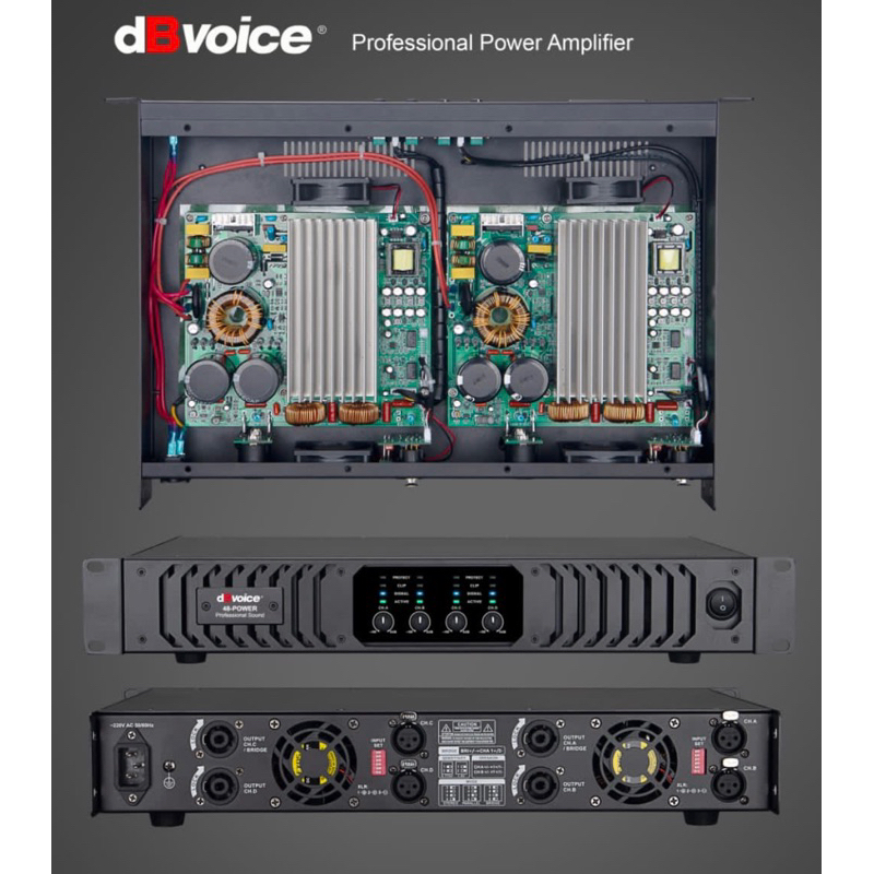 Jual Power dB Voice 48 Power Original Amplifier dbvoice 48 Class D 4 ...