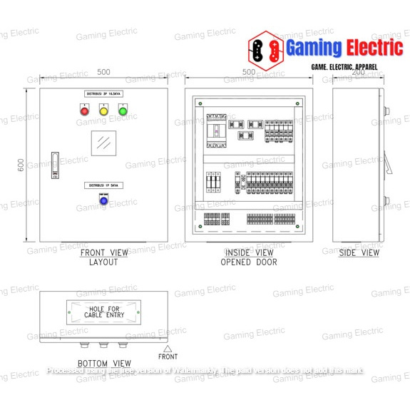 Jual Panel Distribusi 2 Sumber 3P & 1P | Shopee Indonesia