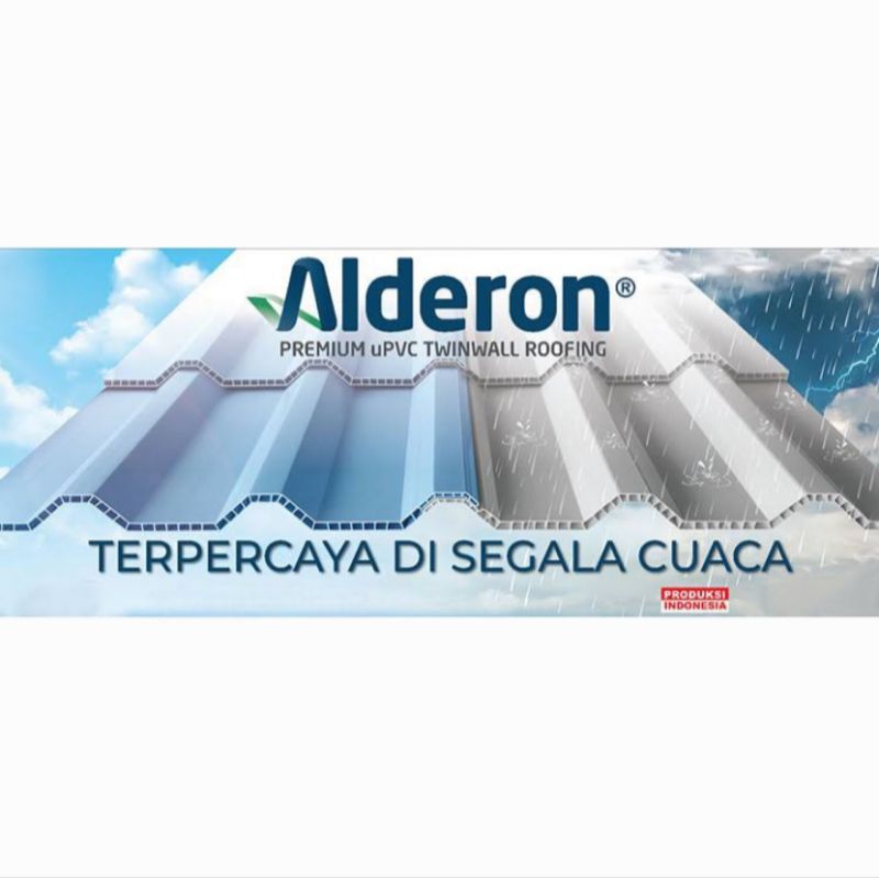 Jual Atap UPVC Alderon Double Layer | Shopee Indonesia