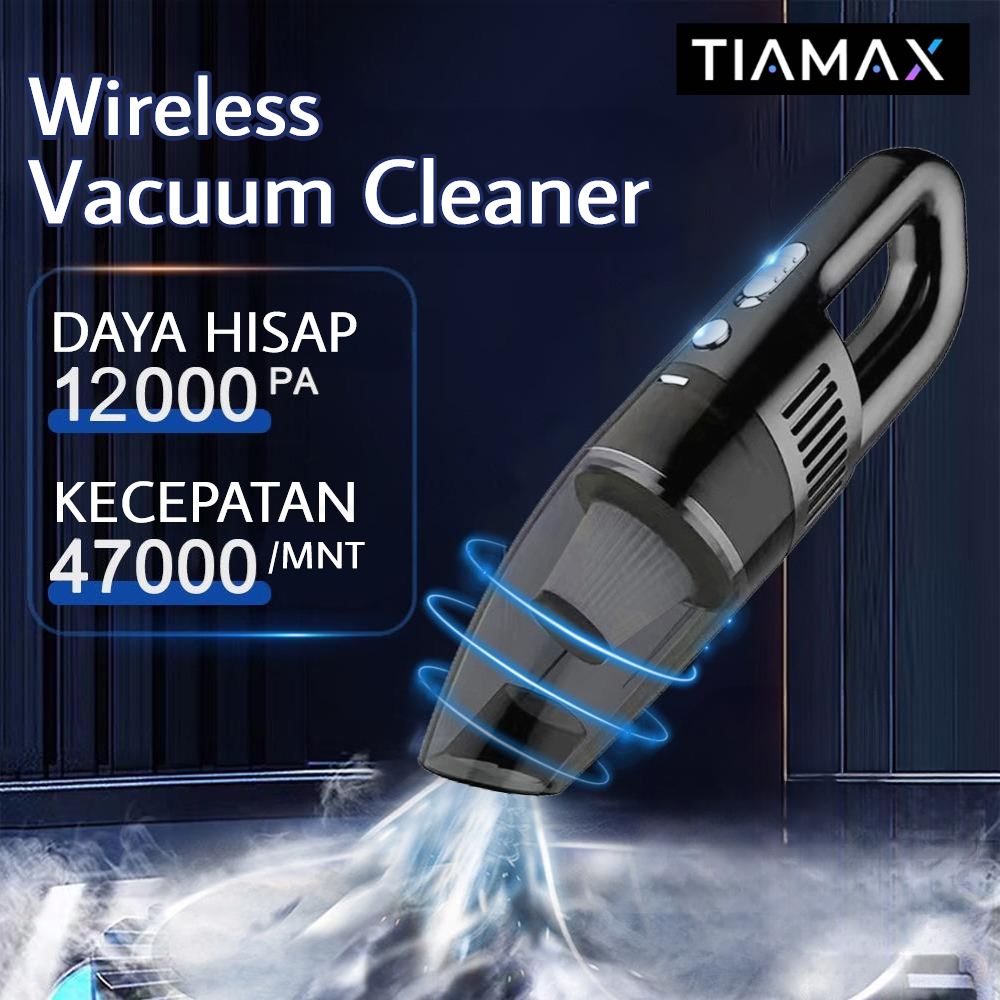 Jual Vacuum Cleaner Wireless, Penyedot Debu 120W Wet And Dry dan ...