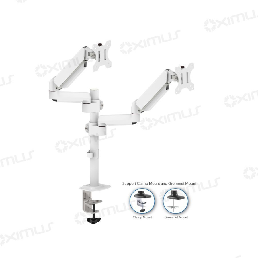 Jual BRACKET MONITOR DESKMOUNT GAS SPRING OXIMUS P200e TILT SWIVEL ...