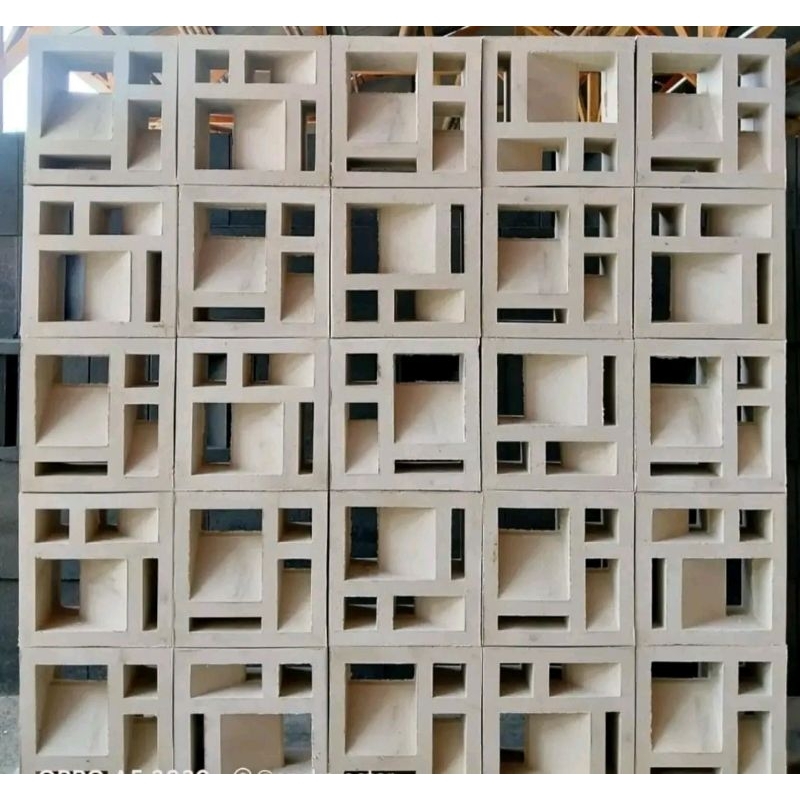 Jual roster minimalis/roster beton minimalis motif lb 4 2 muka(2 sisi ...