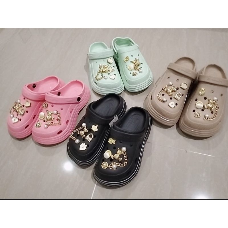 Jual SANDAL KODOK LUCU CUTE / SEPATU CLOG CUTE LUCU PREMIUM AESTHETIC ...