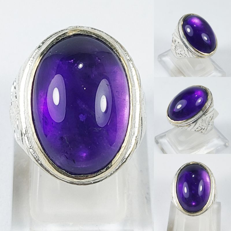 Jual BATU AKIK KECUBUNG UNGU NATURAL AMATHYES QUARTZ KODE 02919 ...