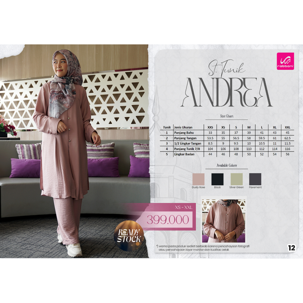 Jual Stelan Perempuan Rabbani - St Dara Andrea | Shopee Indonesia