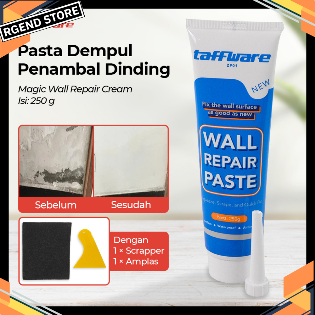Jual Penambal Dinding Tembok Retak Bolong Pasta Dempul 250g Wall Repair ...