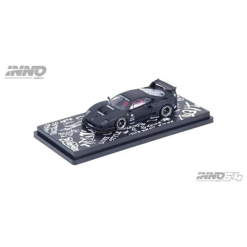 Jual Inno64 F40 Matte Black Hong Kong Toycar Salon 2023 Special Edition ...