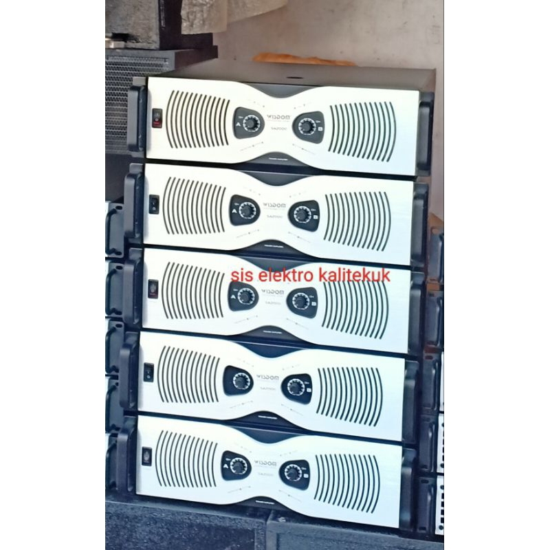 Jual Power amplifier Wisdom Sa2000 Sa 2000 TD CLASS | Shopee Indonesia