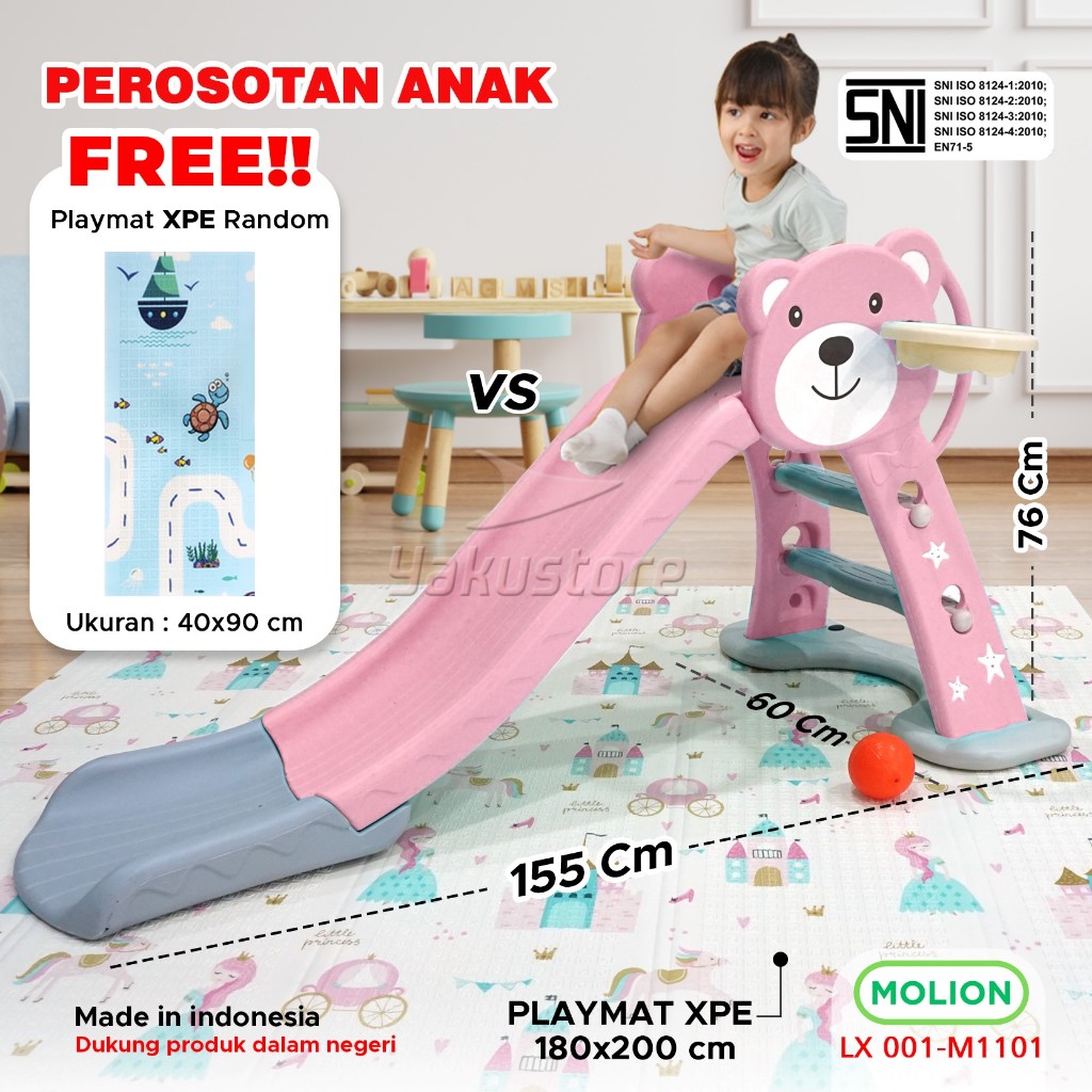 Jual MOLION SNI Mainan Perosotan Anak Murah Prosotan Prosotan Anak FREE ...