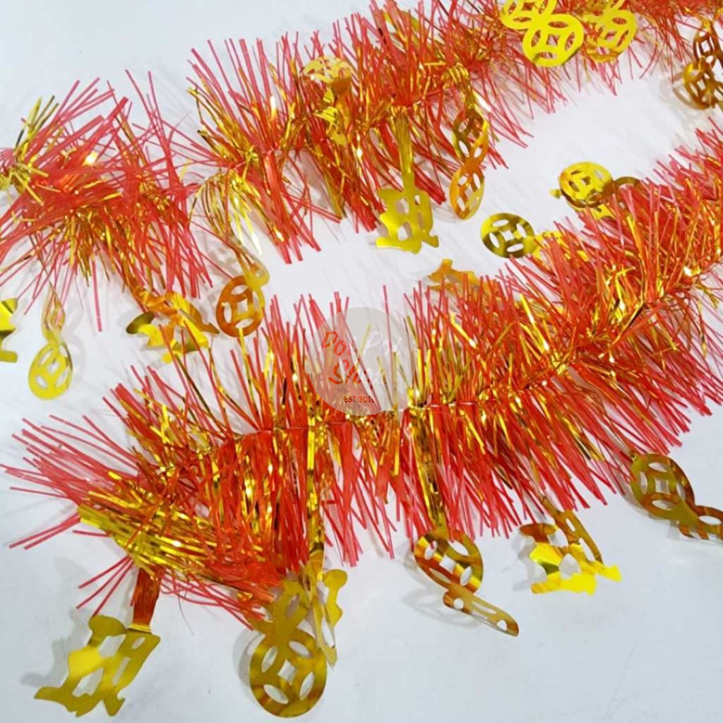 Jual Slinger Tinsel Imlek Motif Fu Meihua Hiasan Dekorasi Tahun Baru ...