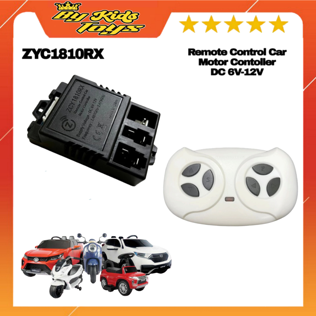 Jual Receiver / Mesin Mobilan Aki 6 Volt-12 Volt Terminal ZCY1810RX/ JR1810RX 7 Pin Mobil Motor ...