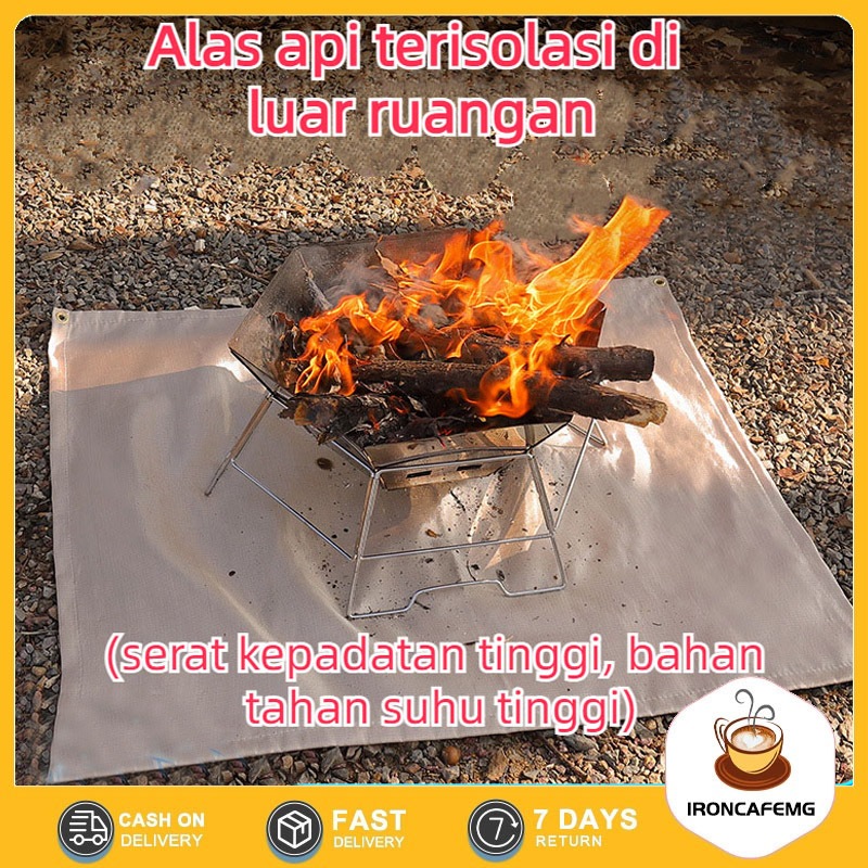 Jual Alas Api Unggun Tahan Api Camping Outdoor Insulation Mat | Shopee ...