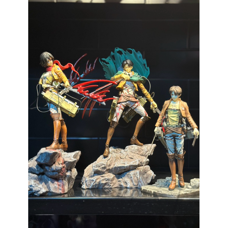 Jual action figure attack on titan action figure mikasa ackerman levy ...