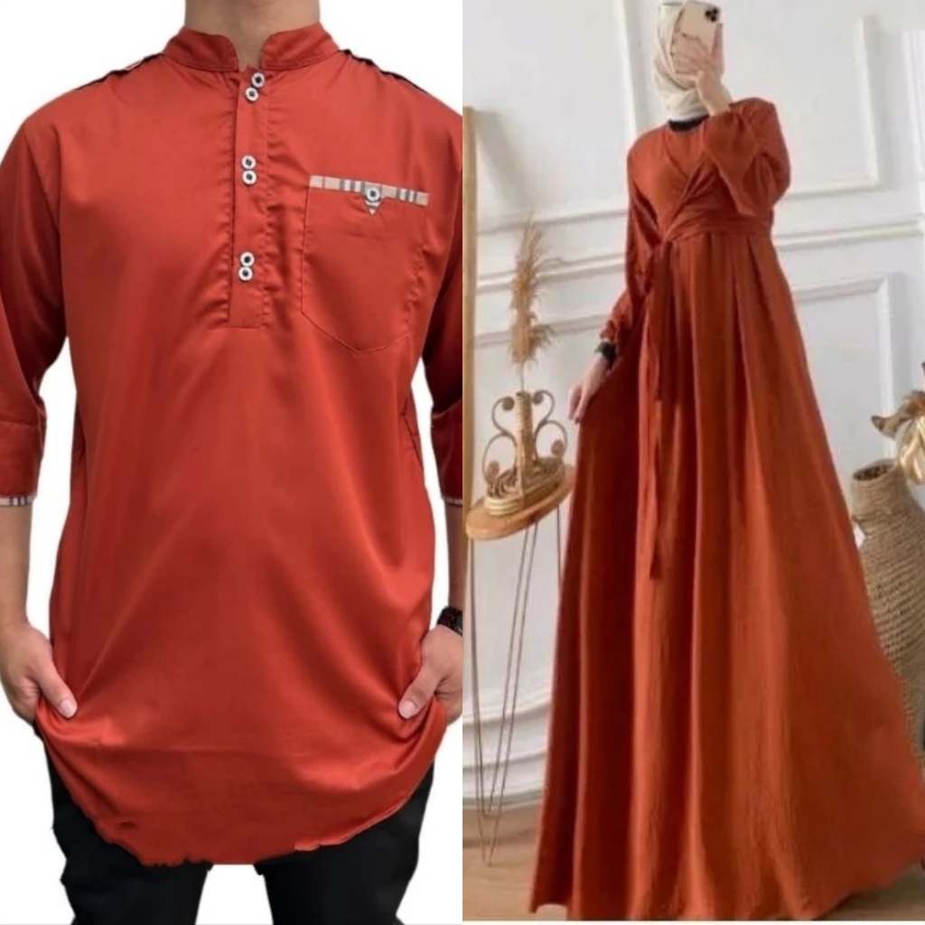 Jual GARDA COUPLE / GAMIS DRESS BAJU KEMEJA KOKO KURTA LEBARAN COUPLE ...