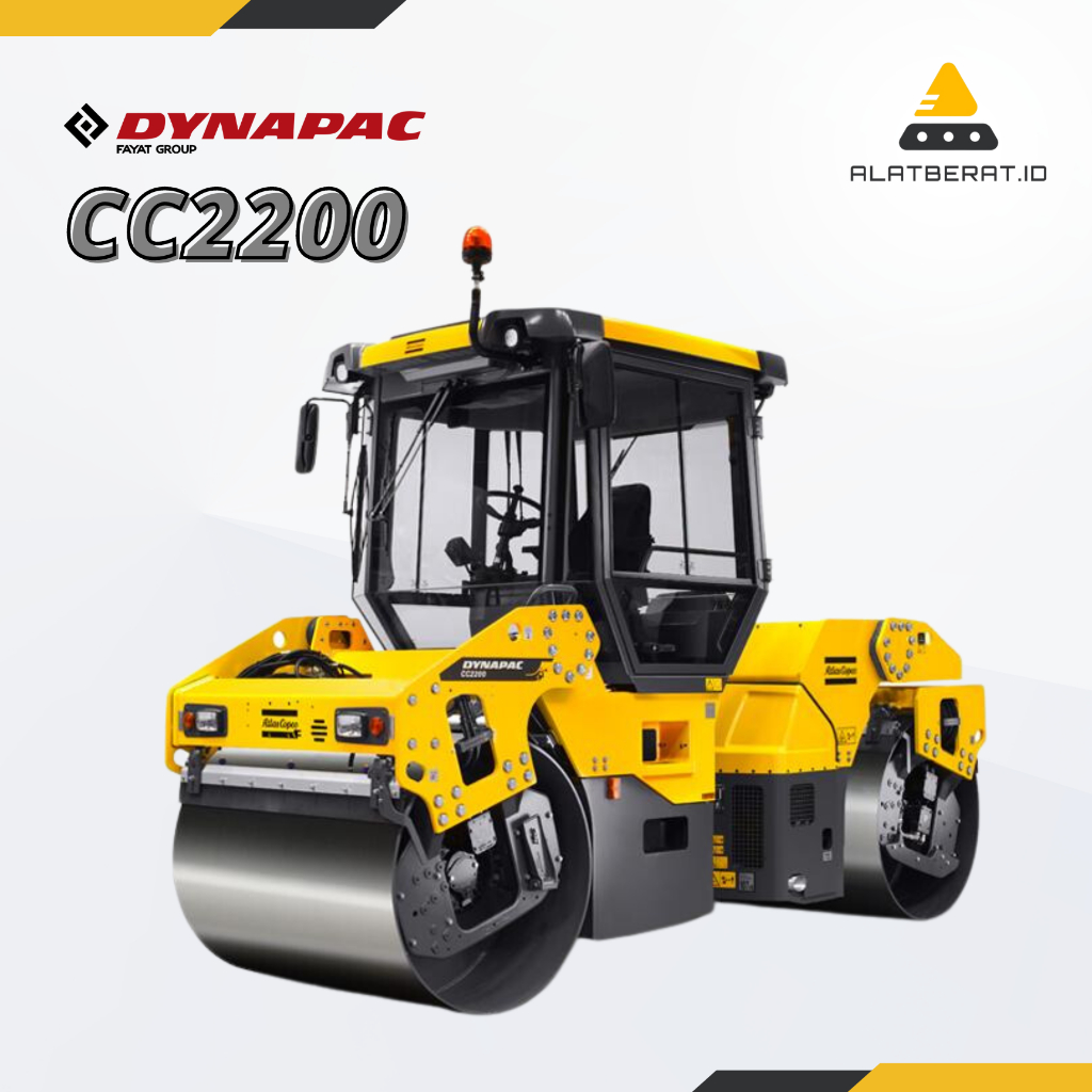 Jual DYNAPAC CC2200 Double Drum Vibratory Rollers ALATBERAT.ID | Shopee ...