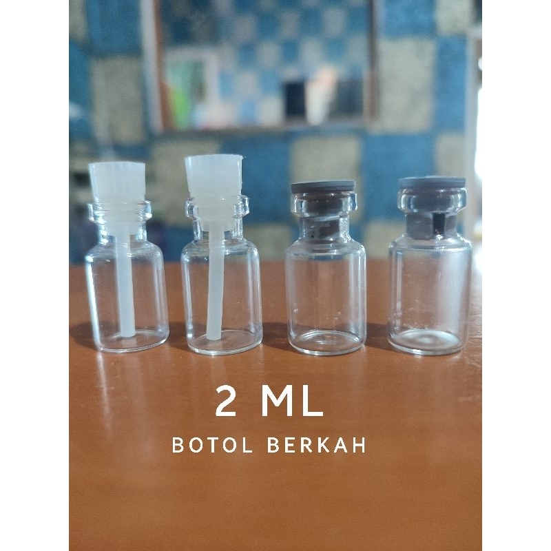 Jual BOTOL KACA VIAL TESTER 2 ML MINIMAL PEMBELIAN 50 PCS | Shopee ...
