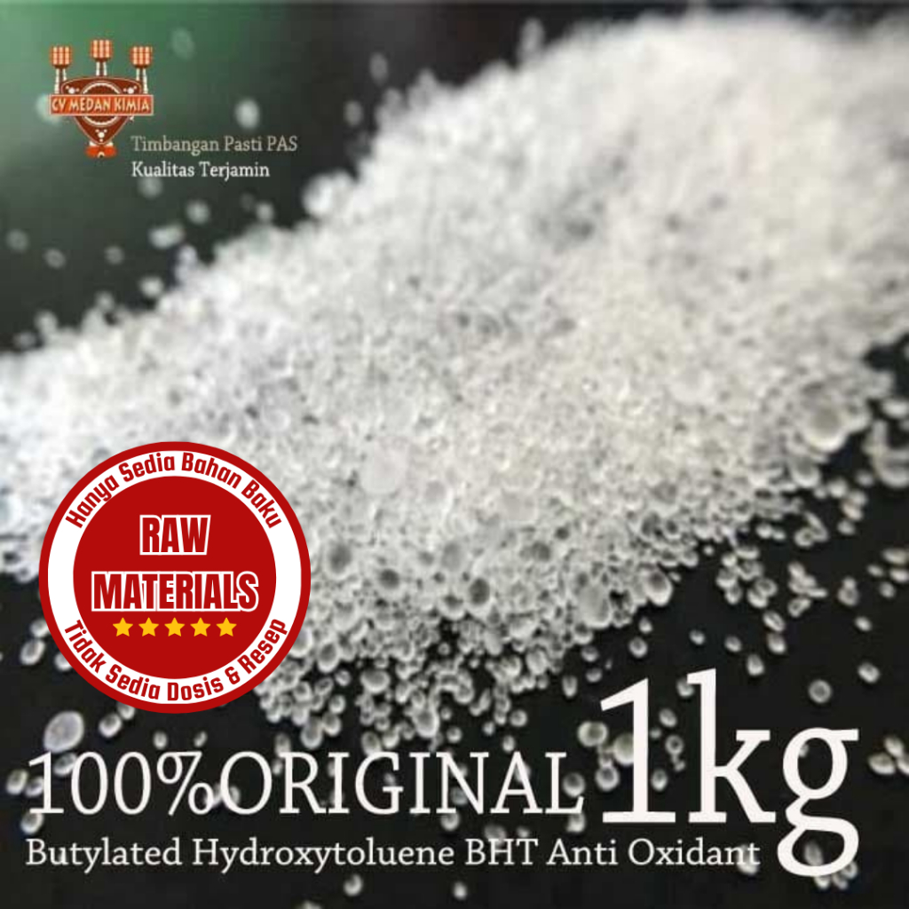 Jual BHT 1kg Antioksidan BHT 1 kg BHT Crystalis Food Grade Anti Oksidan ...