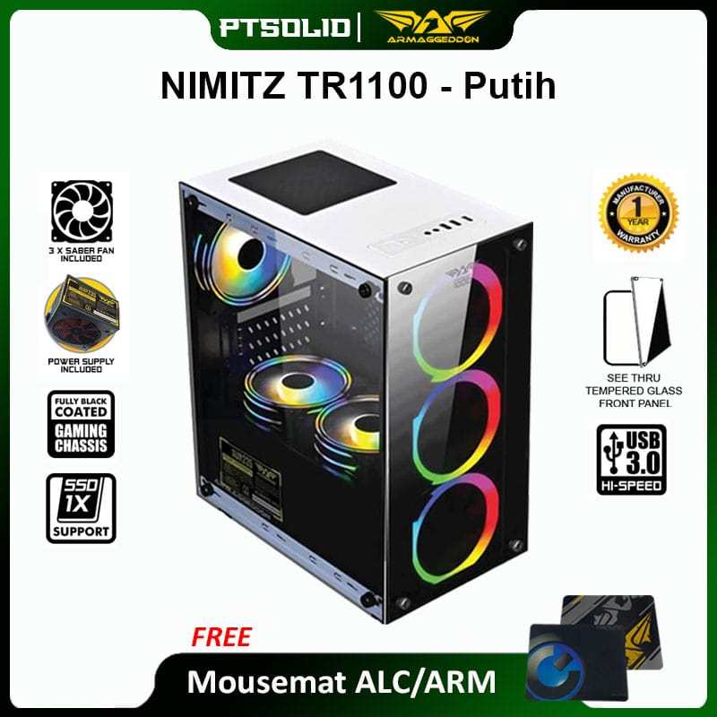 Jual Armaggeddon Casing Nimitz TR1100 - Include 3 Fan + Voltron Bronze ...