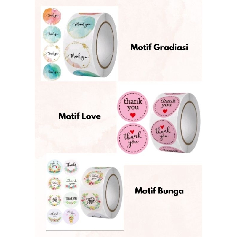 Jual Sticker Thank You / Stiker Terima Kasih 50 pcs | Shopee Indonesia