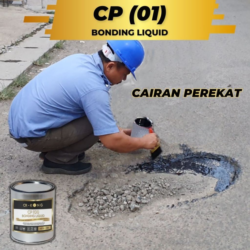 Jual Cairan Perekat Aspal CP(01) 1Kg | CR-KONG Cold Mix Road Asphalt | Shopee Indonesia